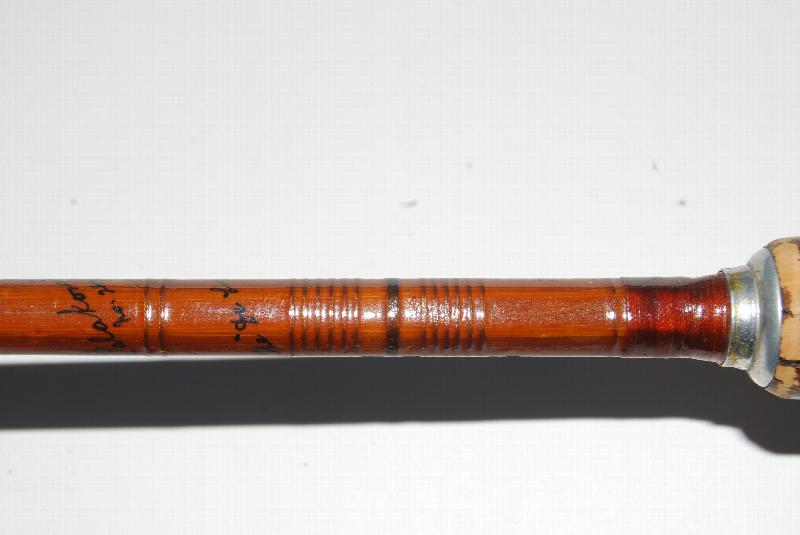 9'6" HARDY "DE LUXE" 3/1. [Tip down 1 in. per usual; 2nd tip missing] 5 ...