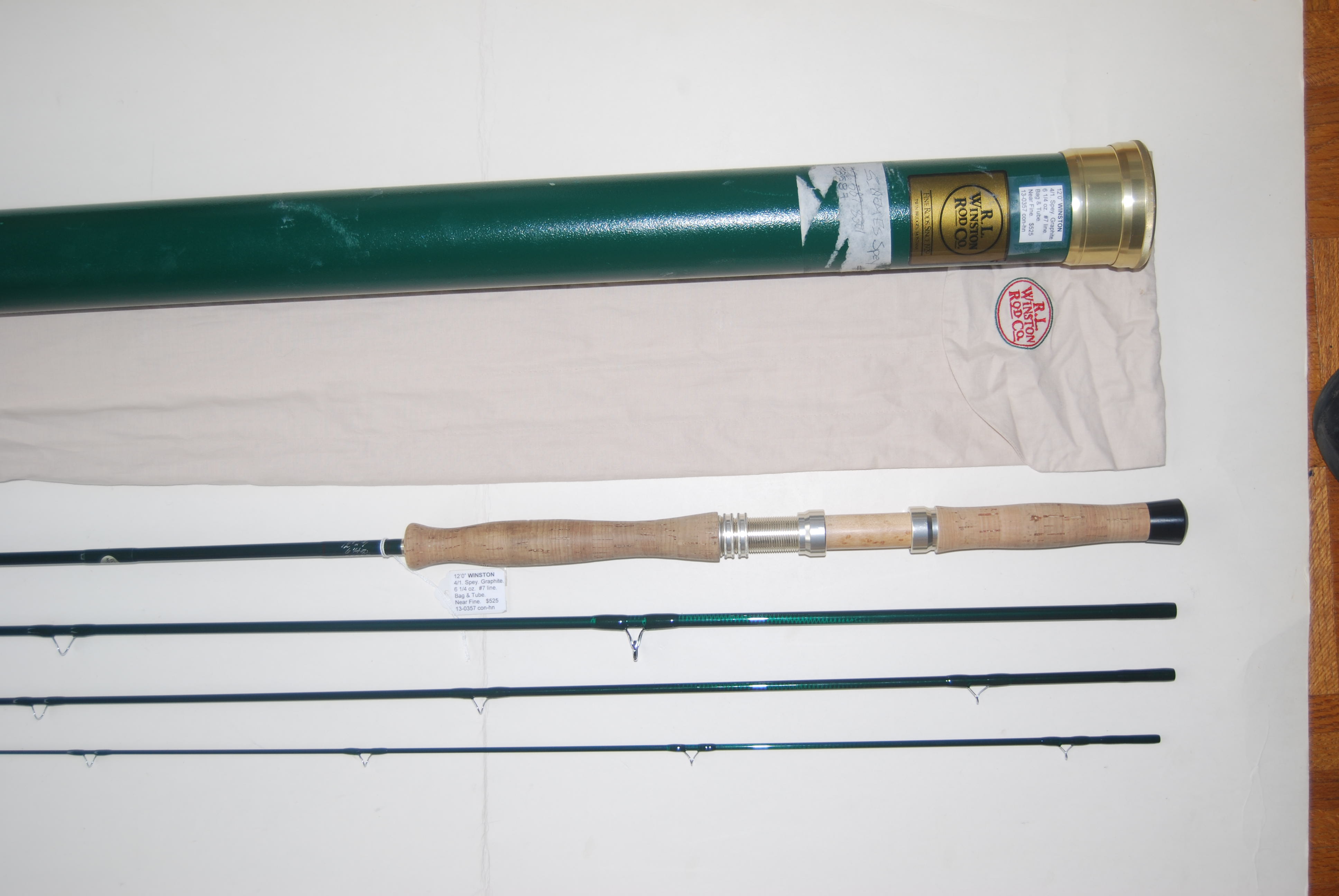 12’0” WINSTON SPEY. Graphite 4/1. 6 ¼ oz. #7 line. Switch Rod. SOLD