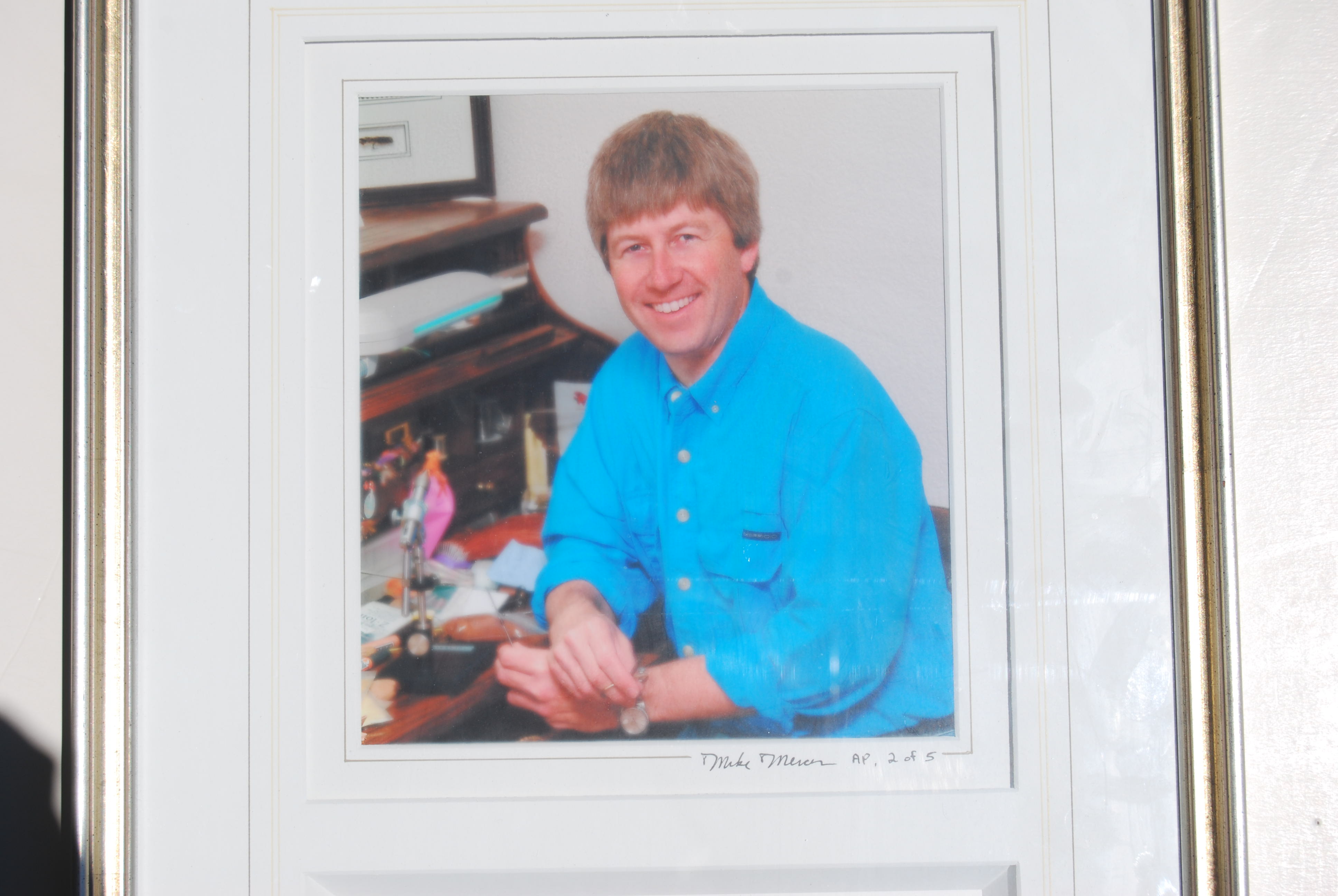 MIKE MERCER Fly Plate. PRICE REDUCTION. SOLD