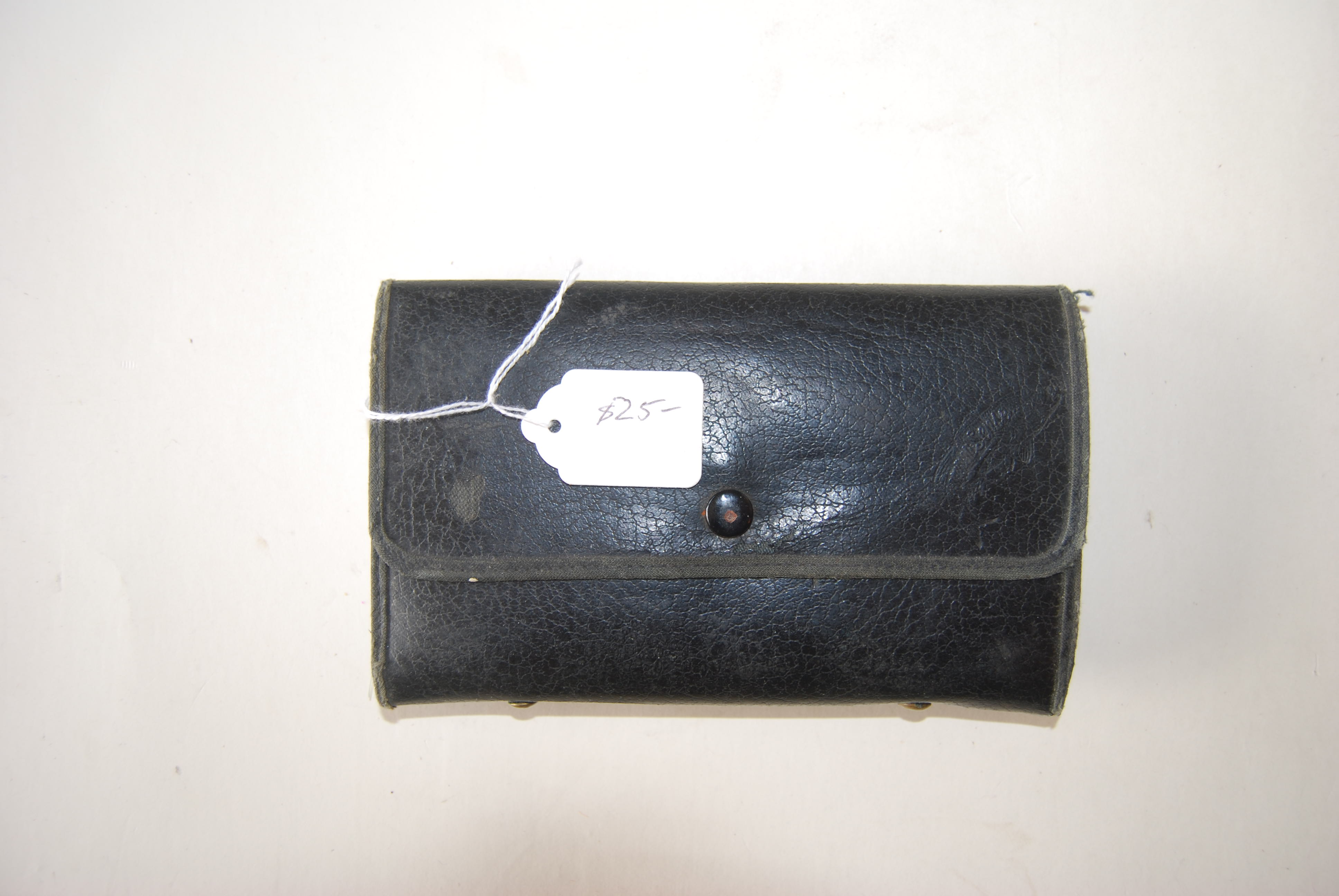 7 in. COMMON SENSE FLY WALLET. 7 in. x 4.5 in. Black Leatherette Cover ...