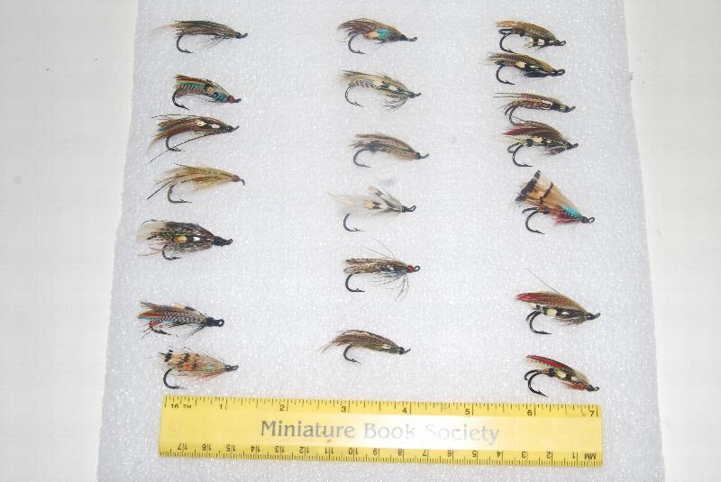 20- ATLANTIC SALMON FLIES. Full-Dressed DOUBLE-HOOK Irons; Size #4