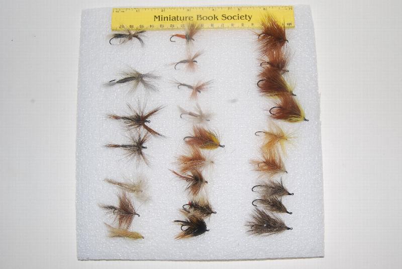 25- ATLANTIC SALMON DRY FLIES. Mostly Dressed on LOW-WATER Turned-Up ...