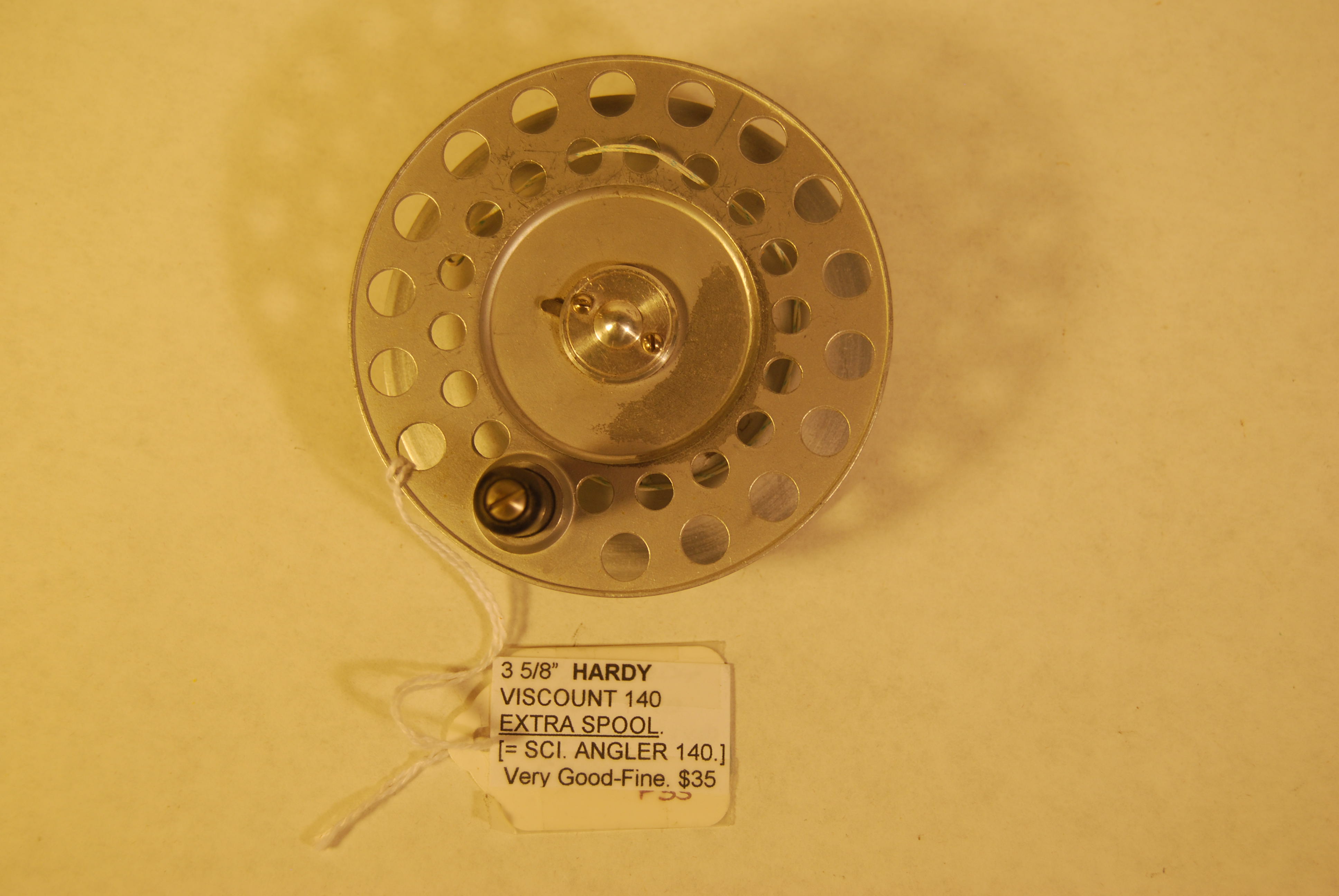3 5/8” HARDY “VISCOUNT 140” EXTRA SPOOL. With Metal Spool Latch Cover ...