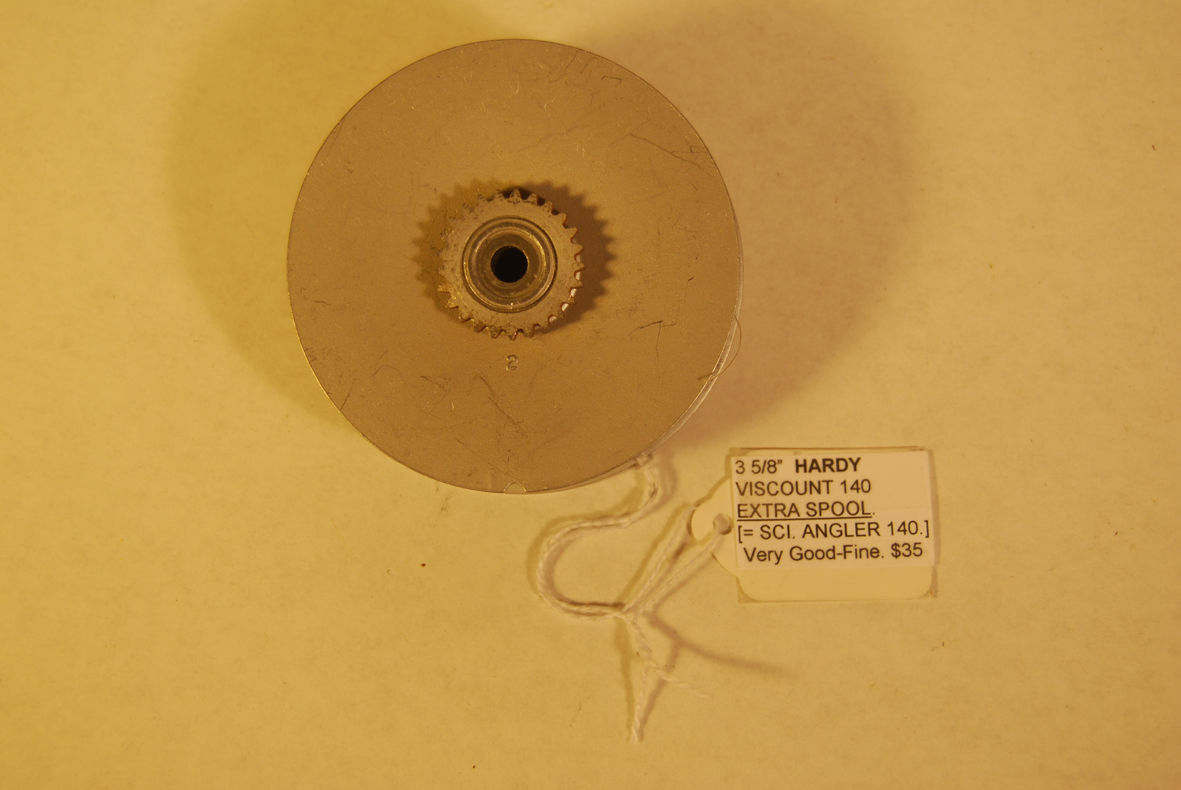 3 5/8” HARDY “VISCOUNT 140” EXTRA SPOOL. [Same reel as Scientific ...